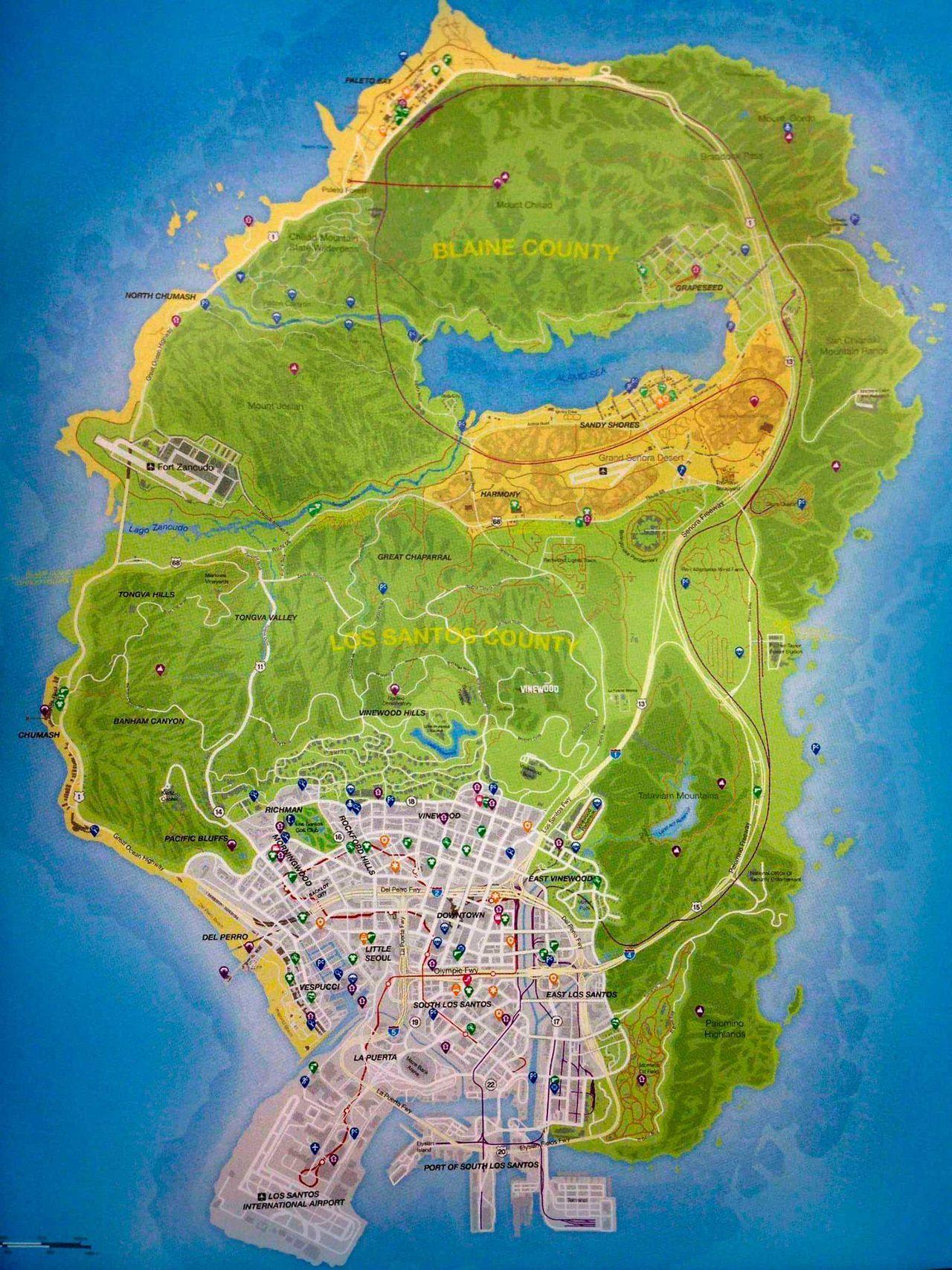 GTA 5 Map Leaked, New Screenshot