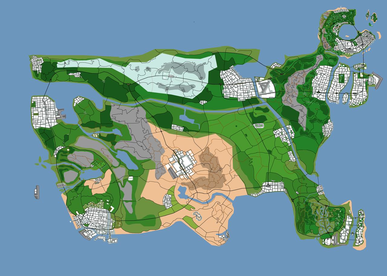 Concept Map Shows a GTA United States