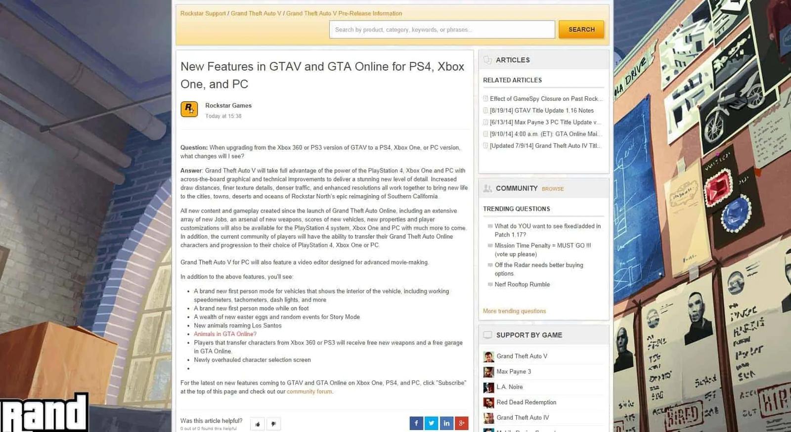 Official First-Person Mode in GTA V?